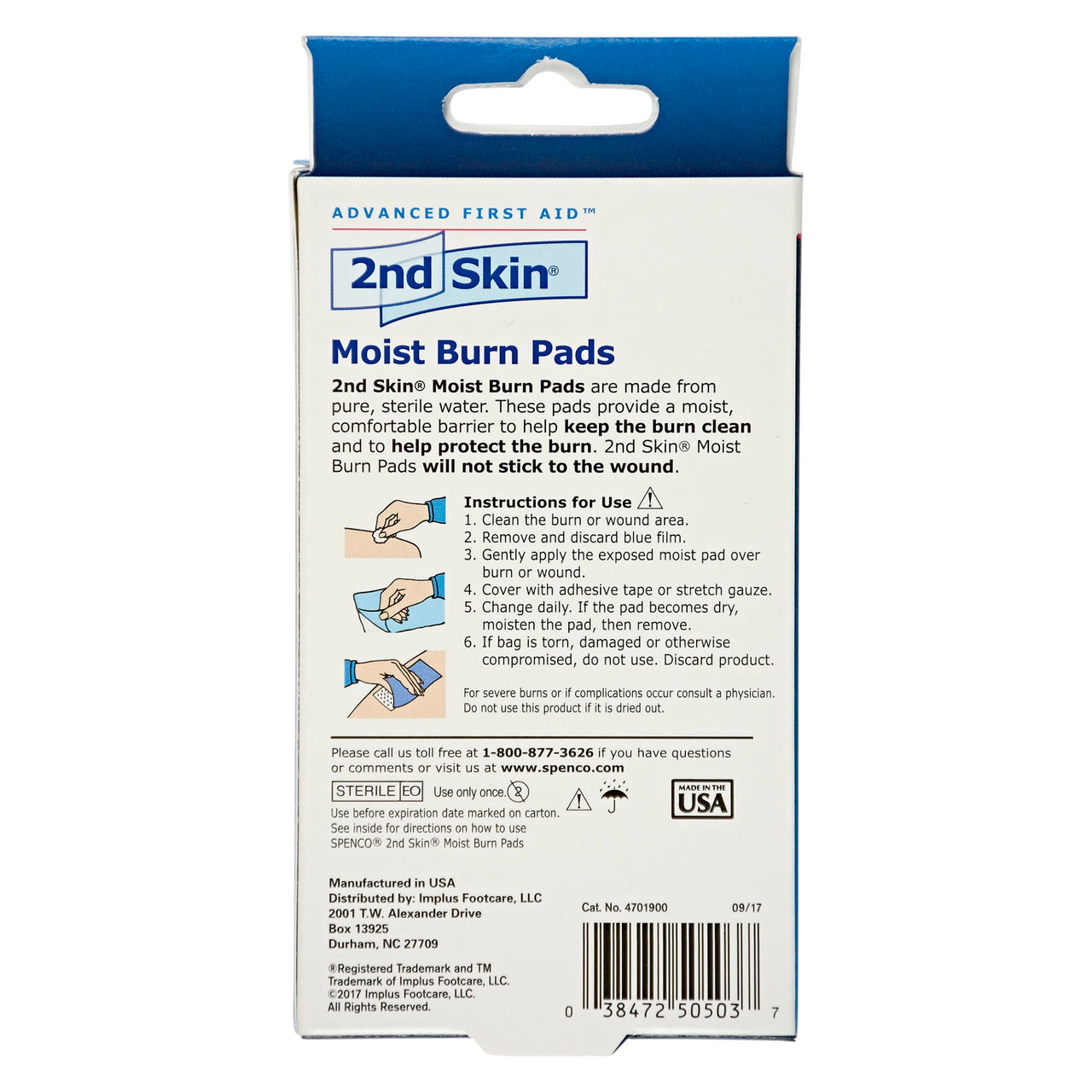 Moist Burn Pads – Spenco US